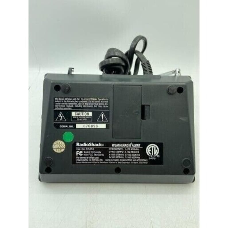 Radio Shack 12-251 NOAA Public Alert Weather Radio - Etsy