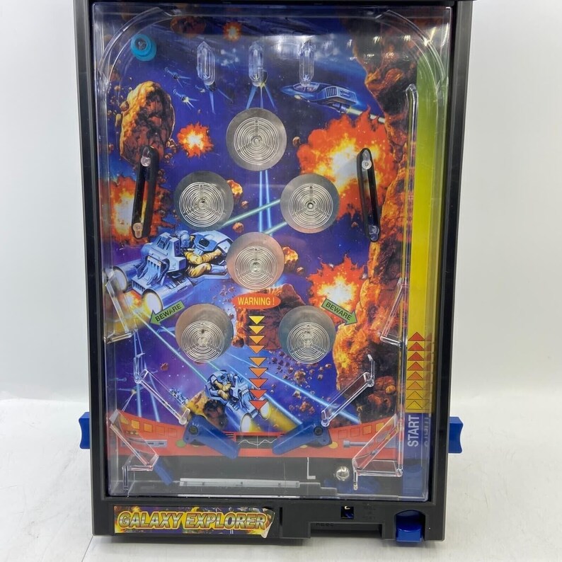 Vintage 1980's Galaxy Explorer Electronic Pinball Machine Game Prop Toy ...