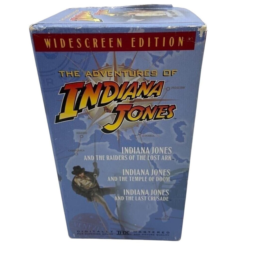 Indiana Jones the Adventure Collection VHS, 3 Tape Set, 1999. - Etsy