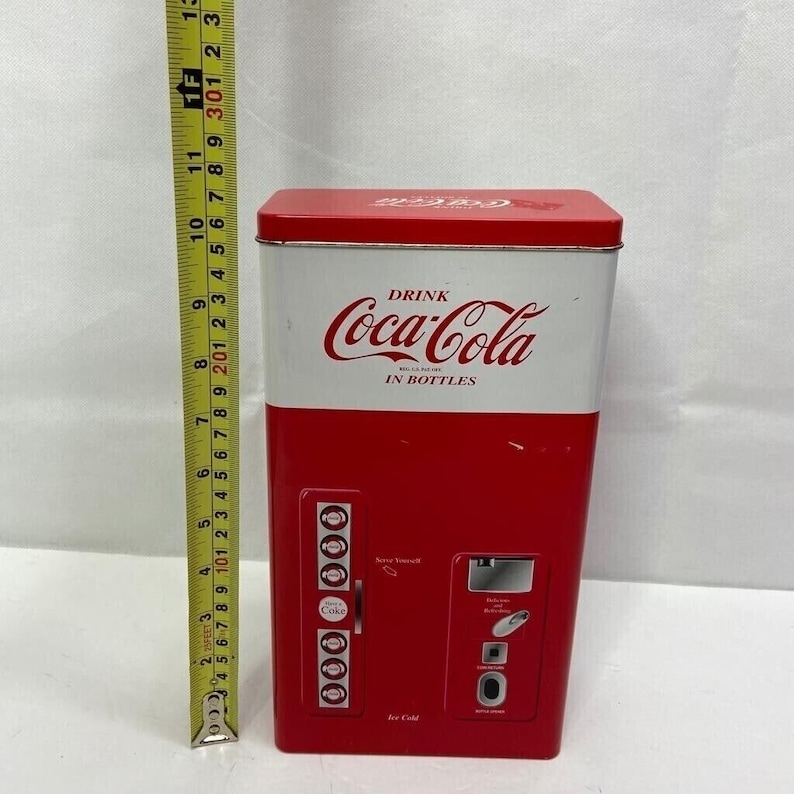 COCA-COLA 3 Bottle Vending Machines Cans Vintage 1997 Collectible Boxes ...