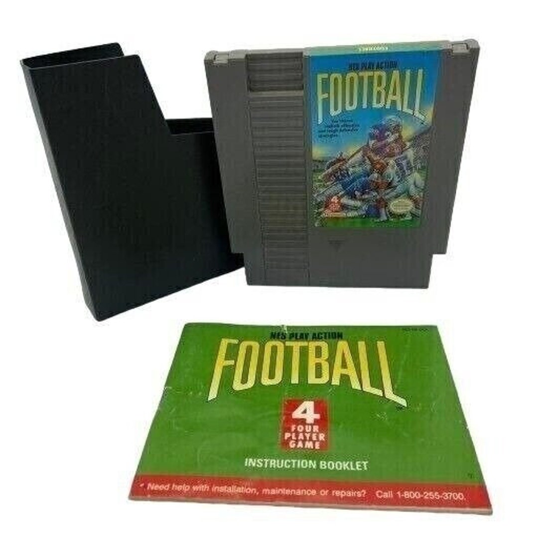Nintendo Entertainment System 1990 Play Action Football W/manual - Etsy