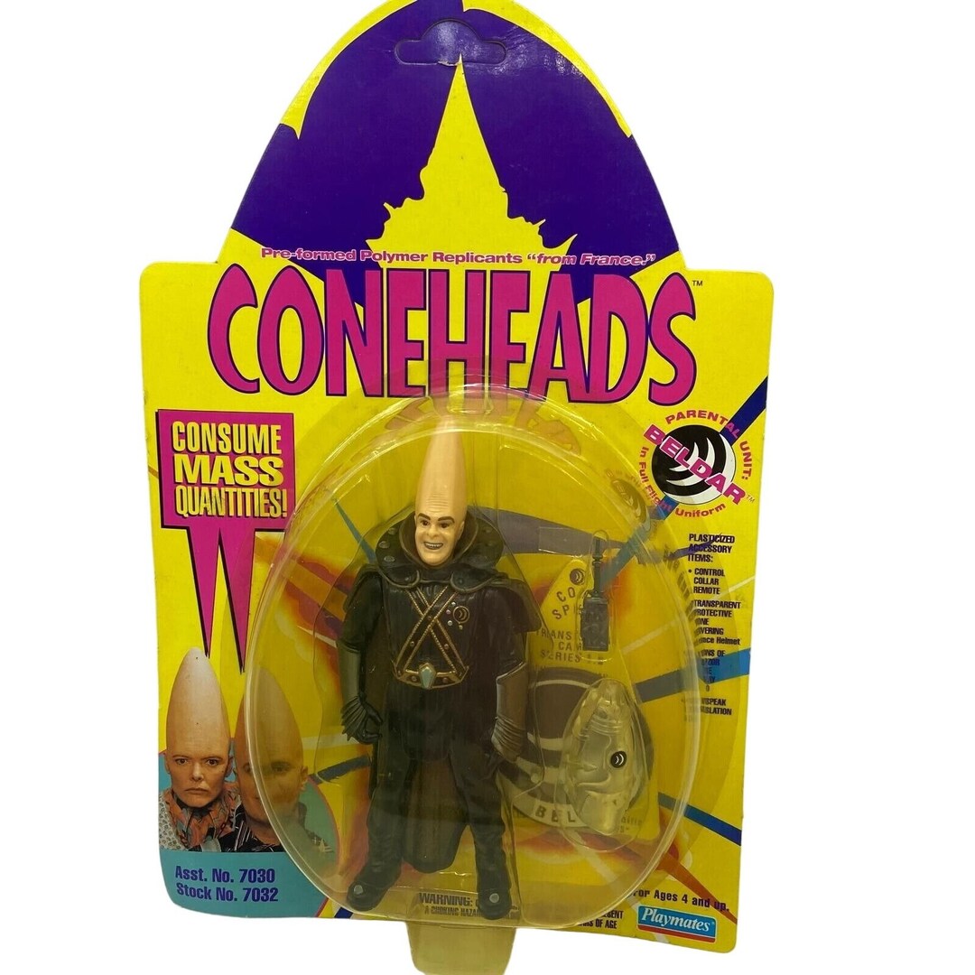 Vintage Coneheads Beldar Full Flight Uniform 6 Action Figure Playmates ...