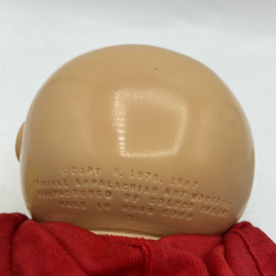 1985 Cabbage Patch Kids Preemie Bald Blue Eyes Head Mold 3 Doll Dimple ...