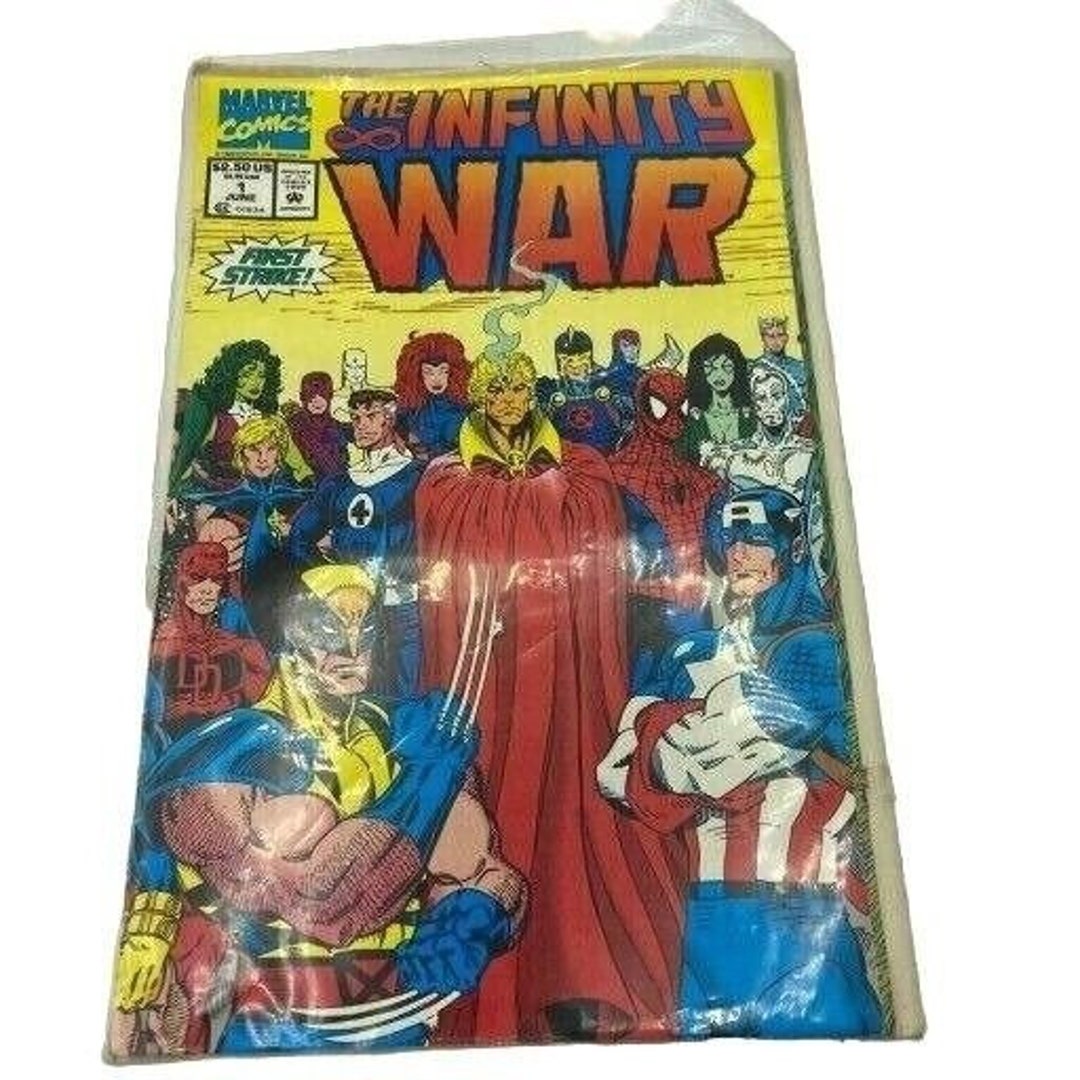 Infinity War 1 1992 Marvel Comics Thanos Wolverine Adam Warlock - Etsy