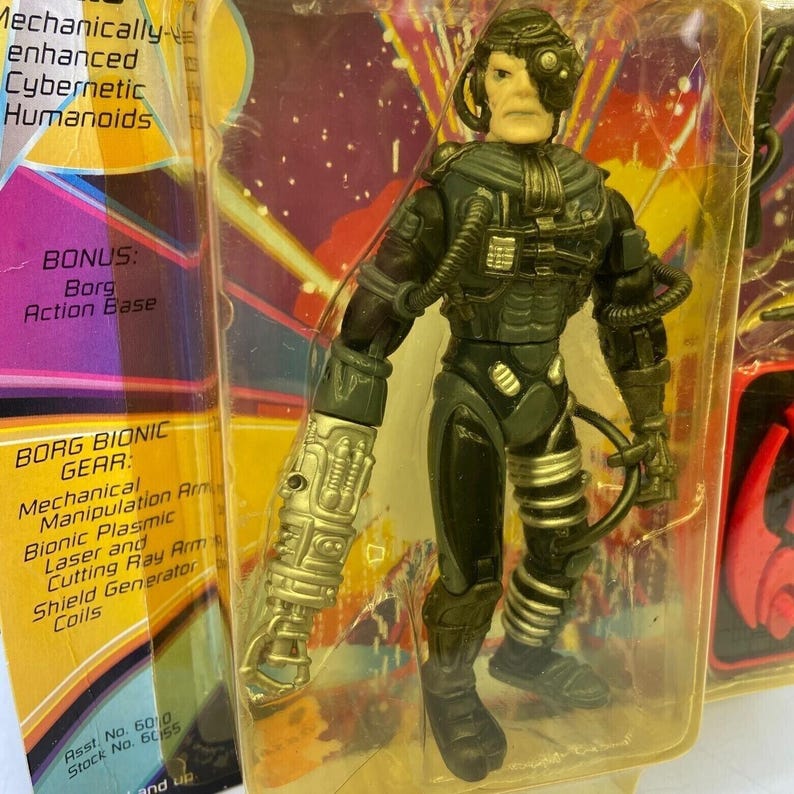 Playmates STAR TREK the Next Generation 1992 Borg Action Figure - Etsy