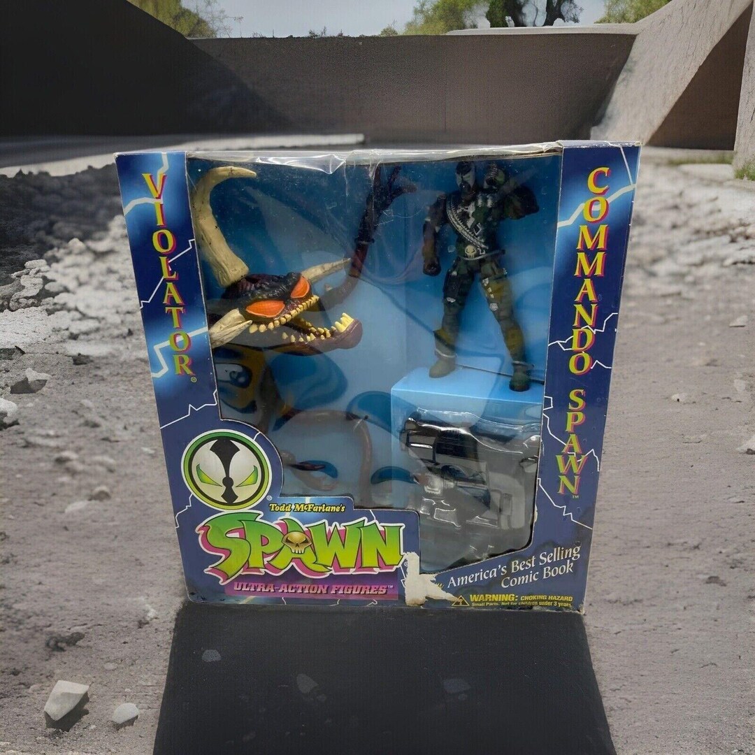 Spawn Commando Spawn Vs Violator Collectors Figure Set Mcfarlane Toys 1995 - Etsy