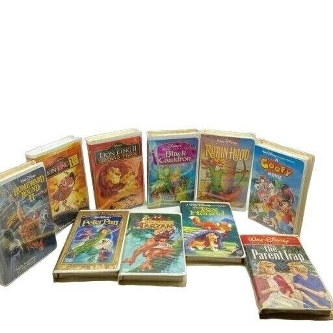 Lot of 10 Walt Disney Vintage VHS Video Tape Movies W/ Cases Nice - Etsy