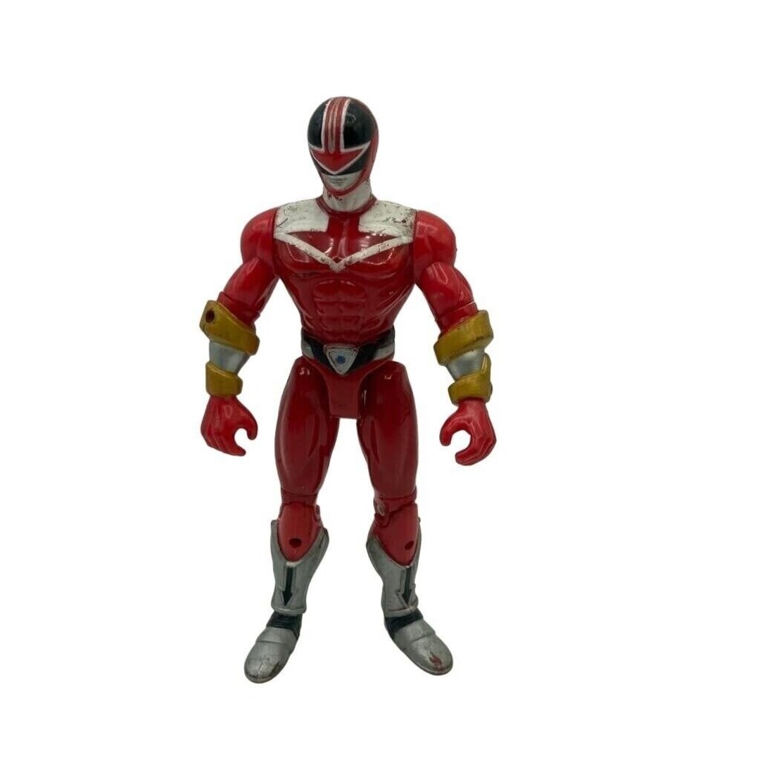 Vintage 2000 Bandai Red Power Ranger 6 - Etsy