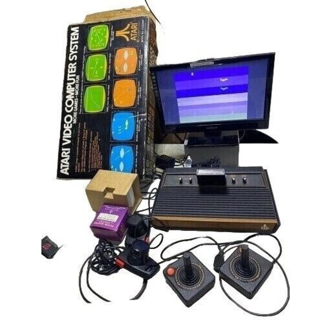 ATARI Video Game Sears Video Arvade System Telegames 2600 4 - Etsy