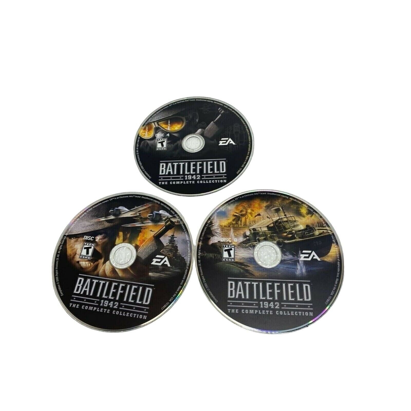 Battlefield 1942 Deluxe Edition 3 Disc Box Set PC CD Videogame Game ...
