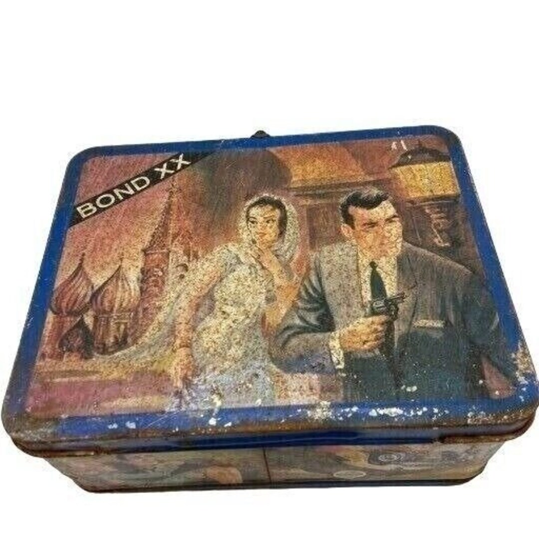 1966 BOND XX Secret Agent Metal Lunch Box Without Thermos. - Etsy