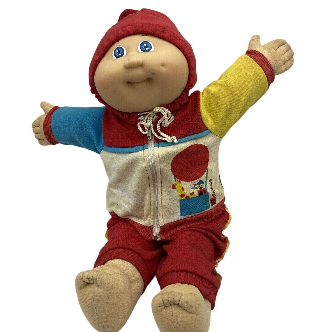 1985 Cabbage Patch Kids Preemie Bald Blue Eyes Head Mold 3 Doll Dimple ...