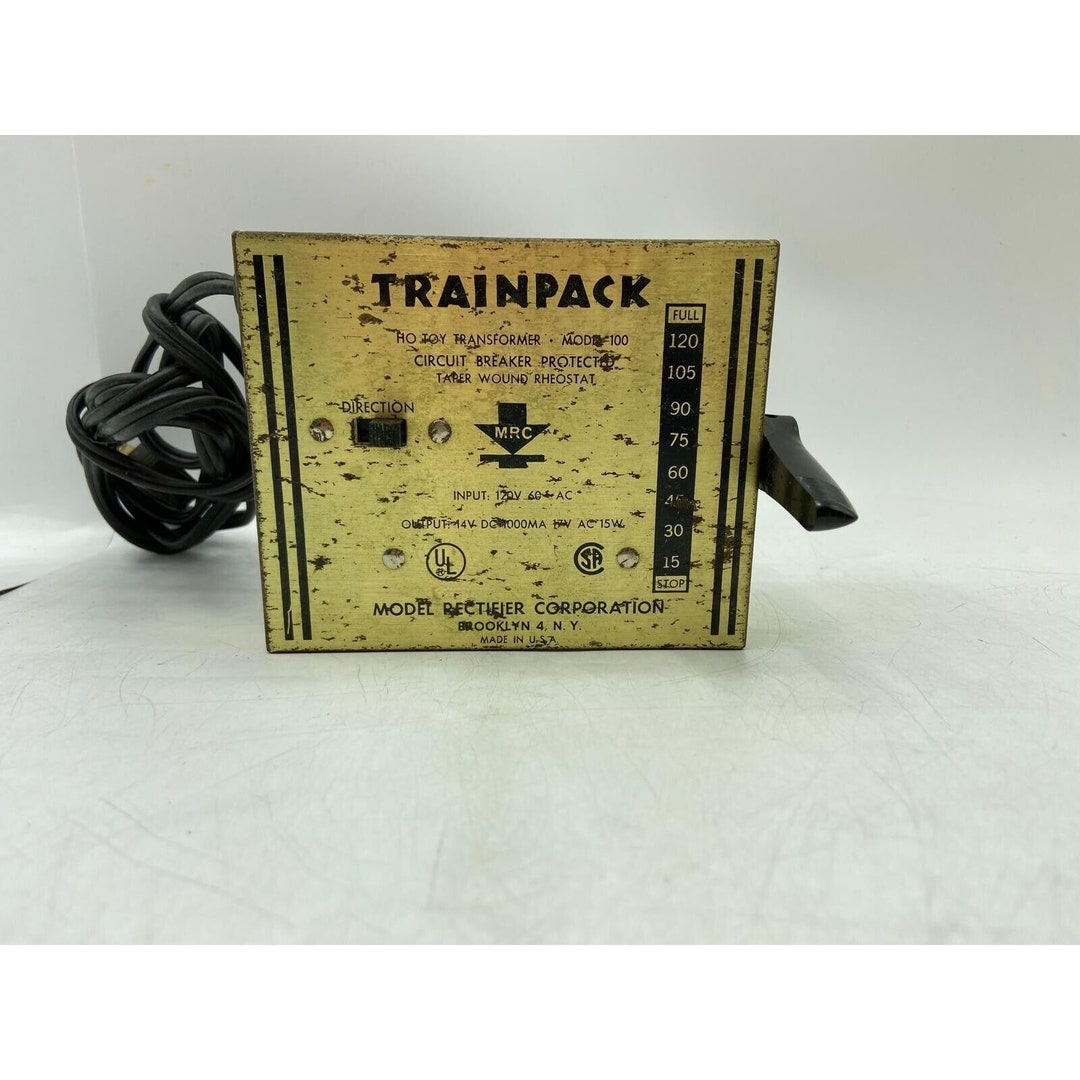 MRC Trainpack Model 100 Train Controller Cab Control Power Transformer ...