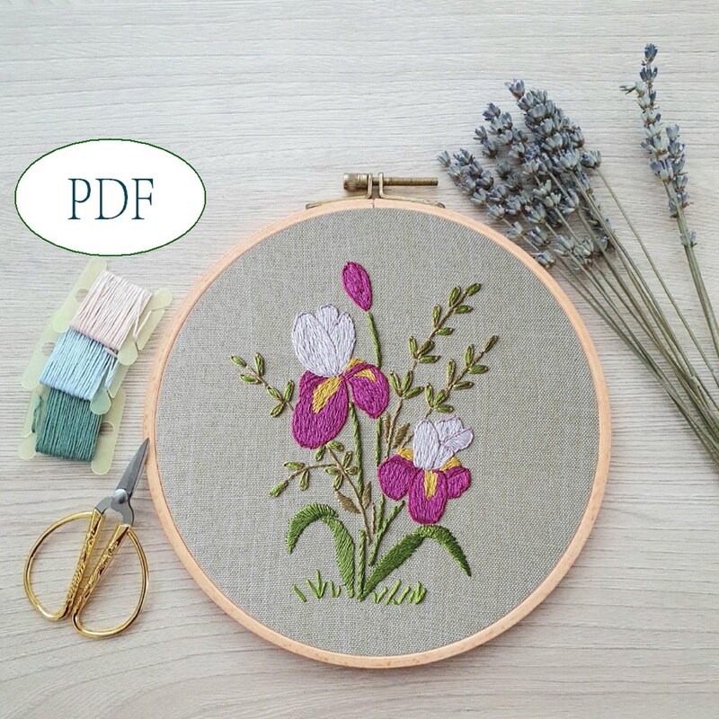 Spring Embroidery Patterns - Etsy