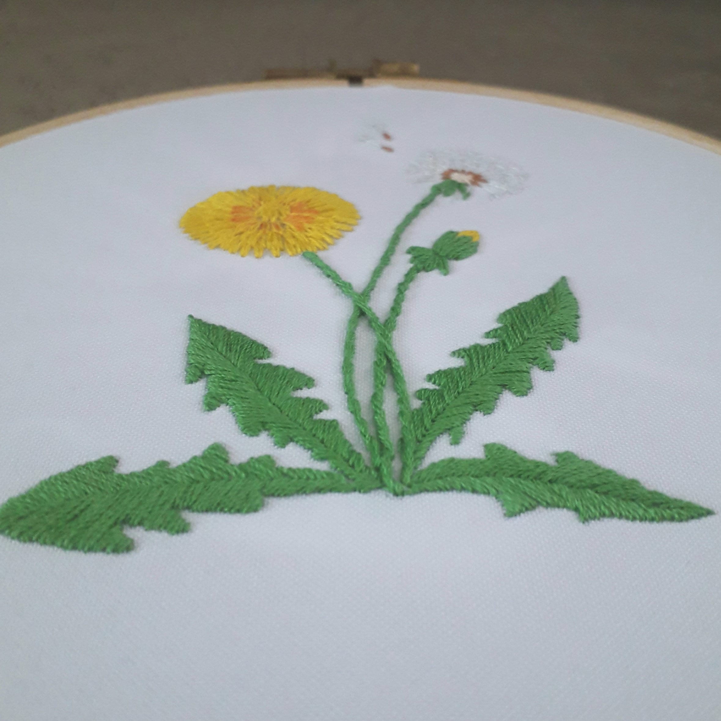 Dandelion Hand Embroidery, Summer Flowers Pattern DIY, Botanical ...