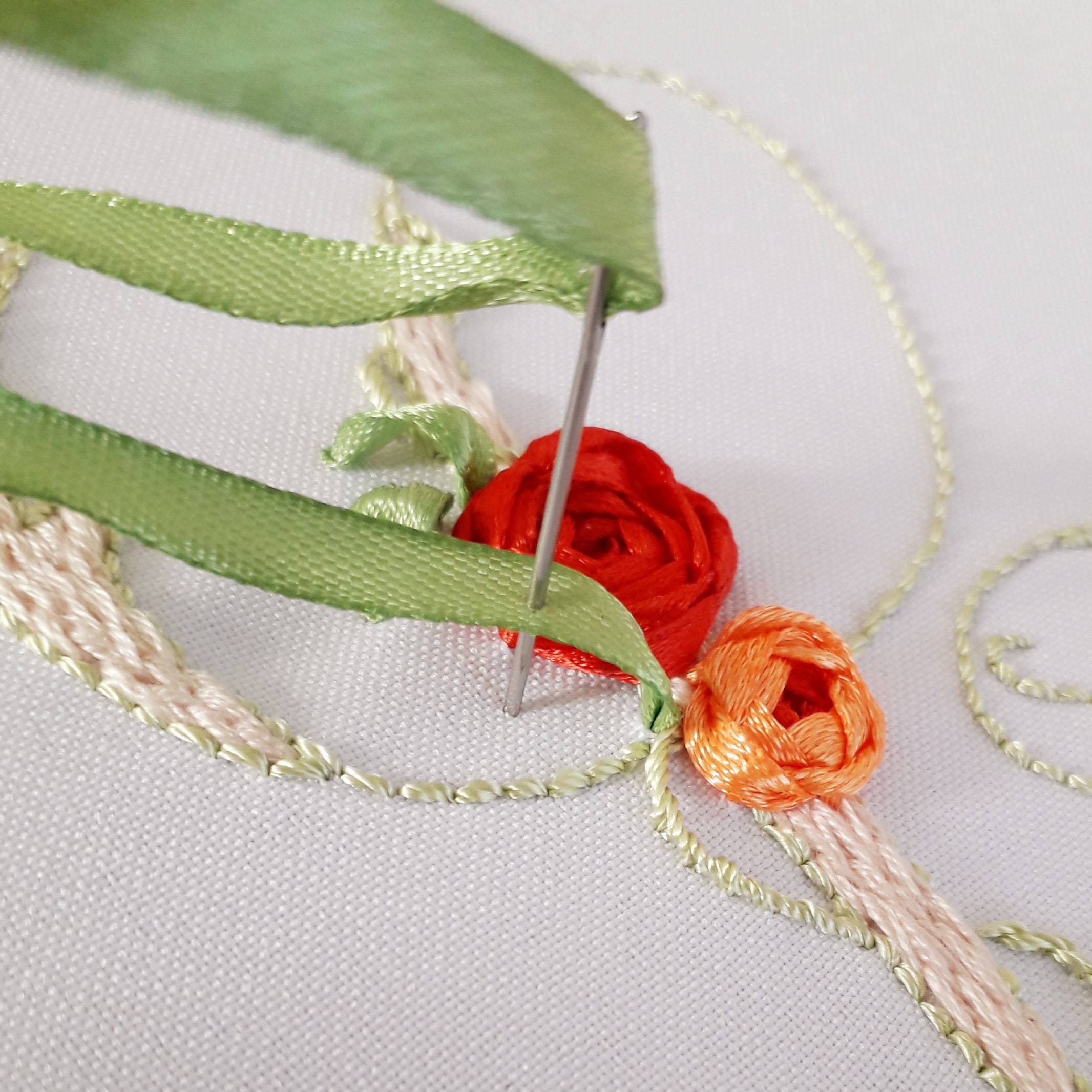 Letter L Pdf Hand Embroidery of Floral Alphabet, Monogram Pattern DIY ...