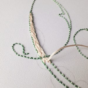 Letter C Pdf Hand Embroidery Beginner Monogram Pattern DIY Ribbon ...