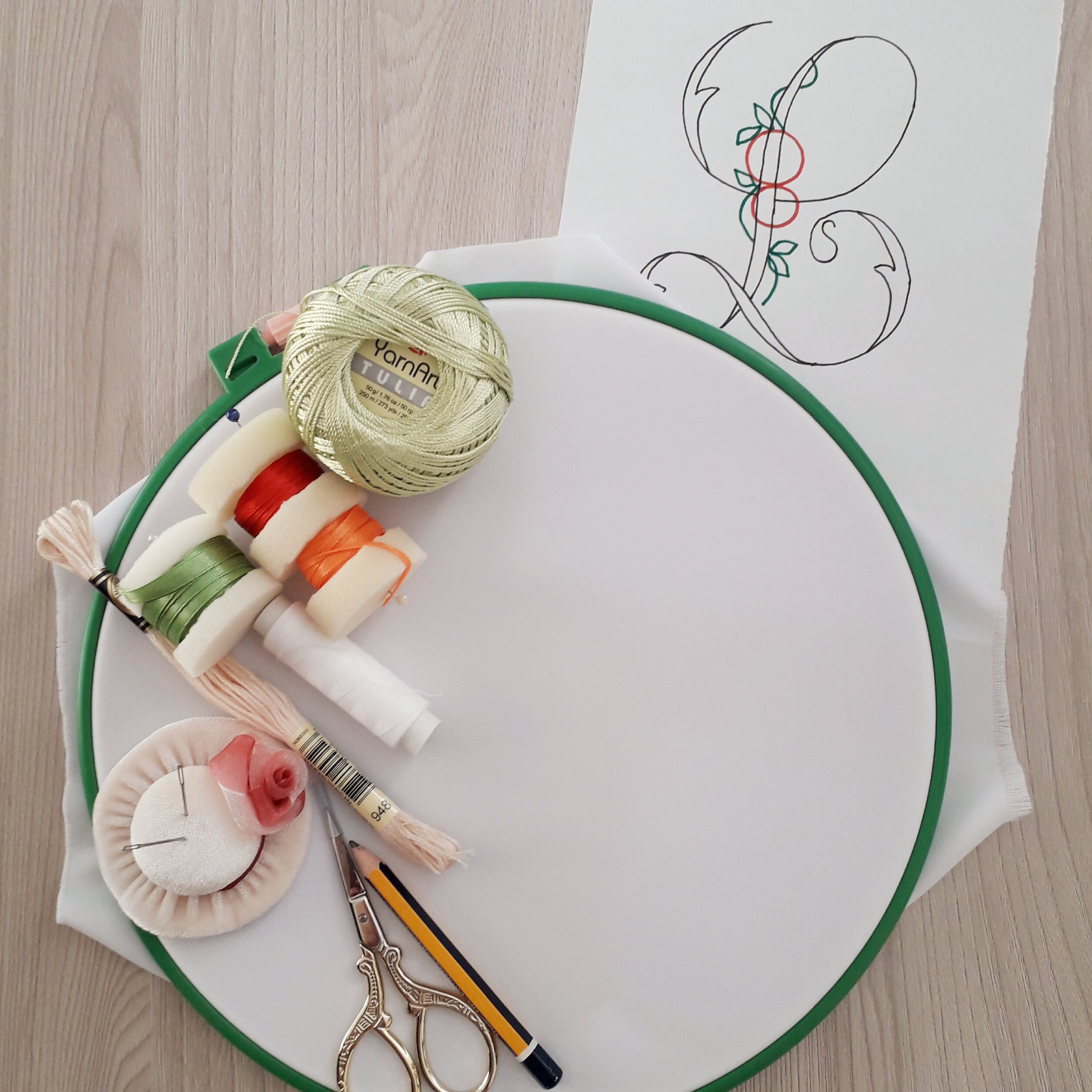 Letter L Pdf Hand Embroidery of Floral Alphabet, Monogram Pattern DIY ...