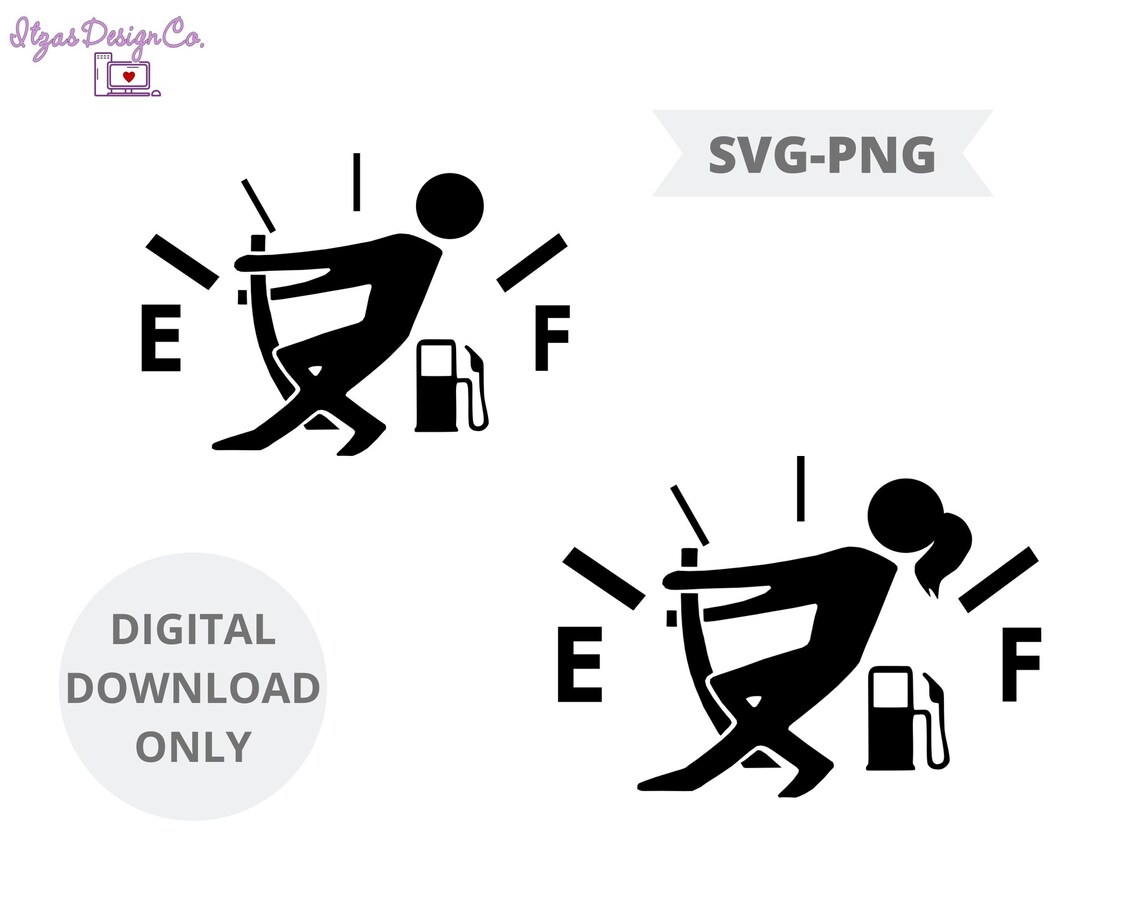 Gas Tank Decal SVG/PNG - Etsy