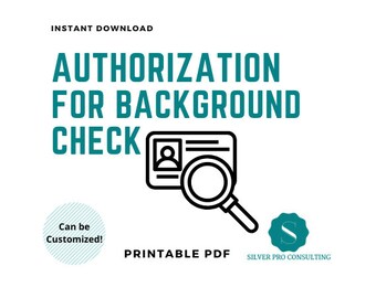 Background Check Authorization - Etsy