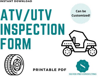 Atv Inspection Form - Etsy