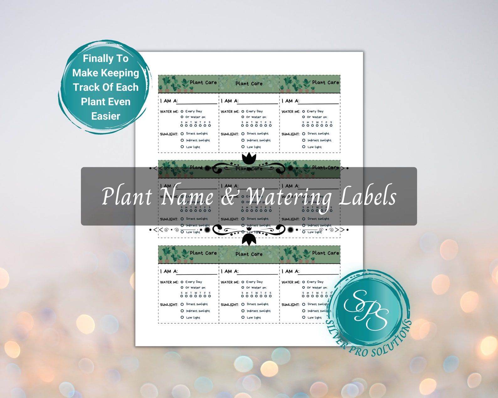 Printable Plant Care Tracker Bundle Indoor Plant Calendar - Etsy