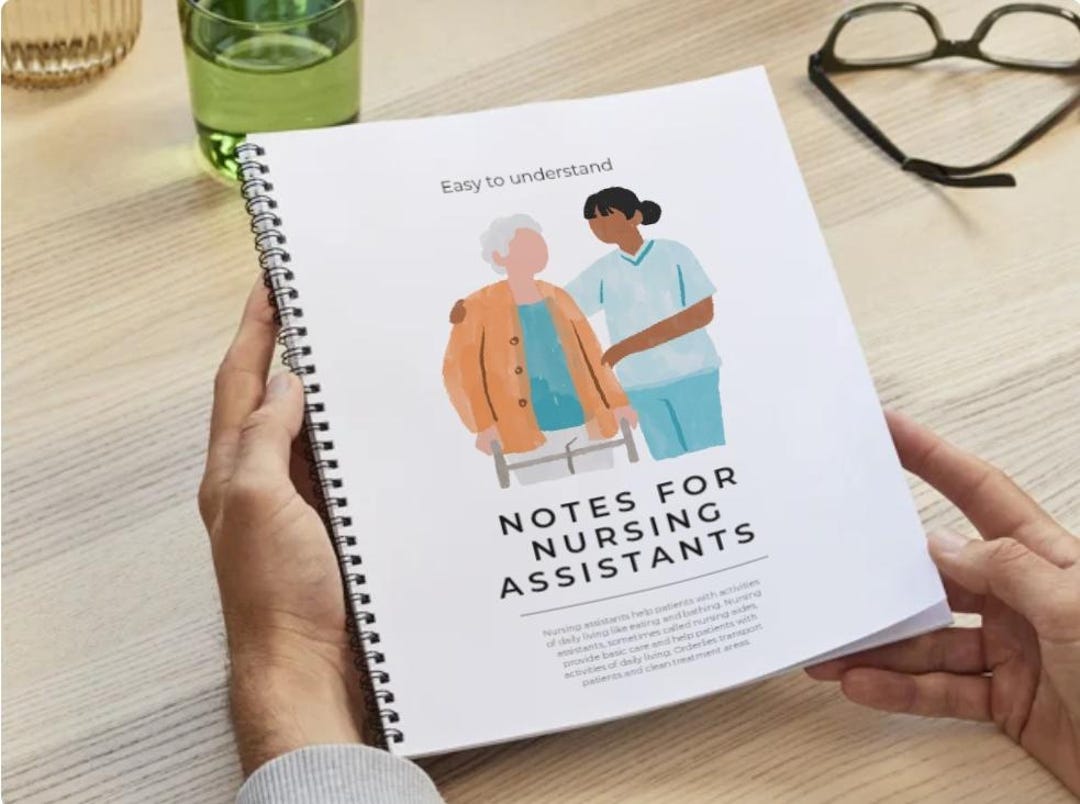 CNA Study Notes | Nursing Assistant Exam Notes | CNA Certification ...