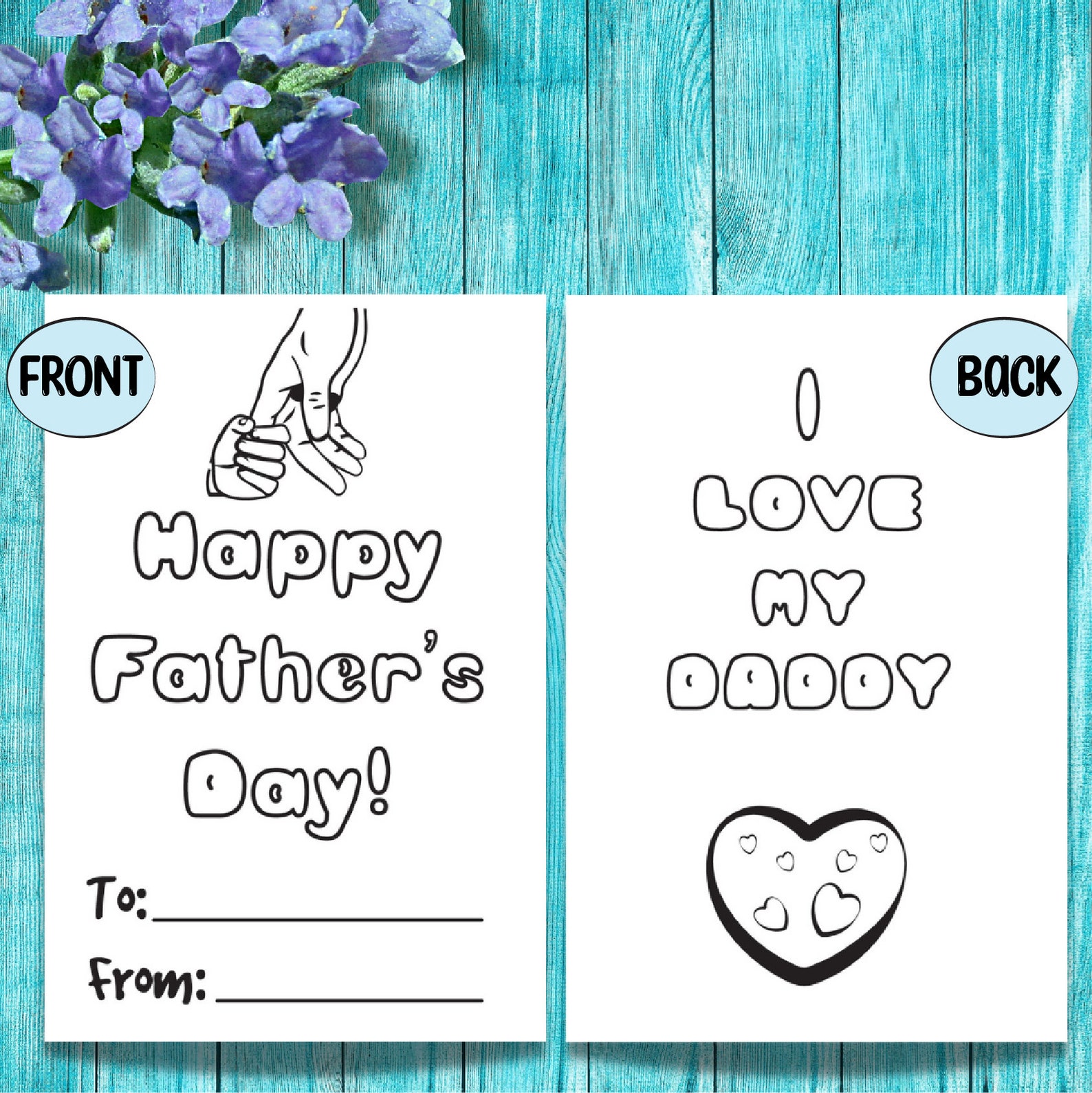 Father's Day Card for Dad or Grandpa Instant Download - Etsy