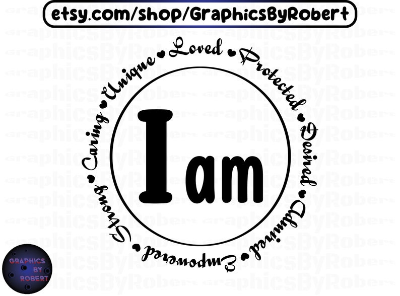 I Am Svg, Inspiration Svg, Cut File, Cricut Silhouette, Empowering SVG ...