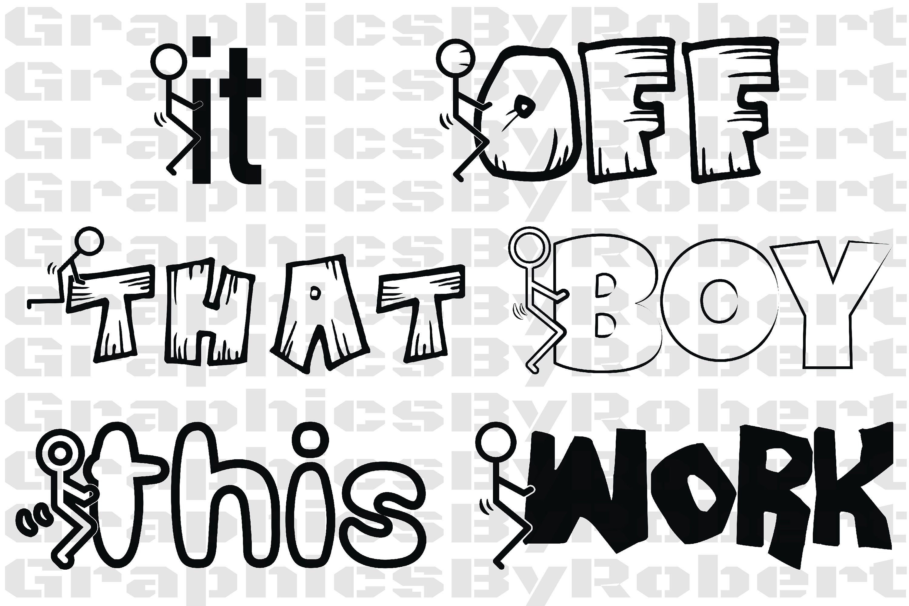 F It Guy Logo Svg F It Stick Guy F It Svg F It Bundle Fck - Etsy Canada