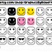 Square Smiley Face Svg Bundle, Smiley Face Svg, Retro Smiley Svg ...