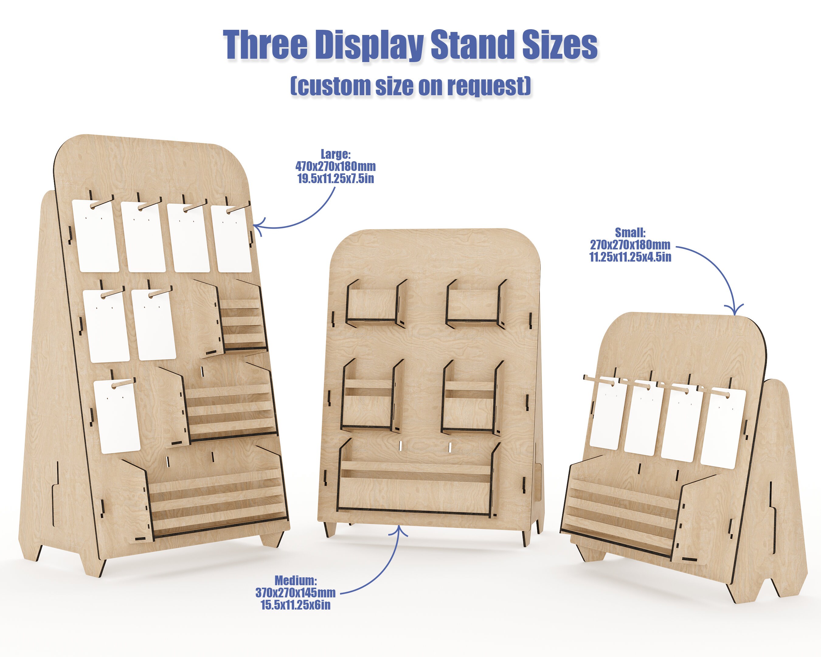 Laser Cut Earring Display Stand Files: Vendor Display SVG (digital ...