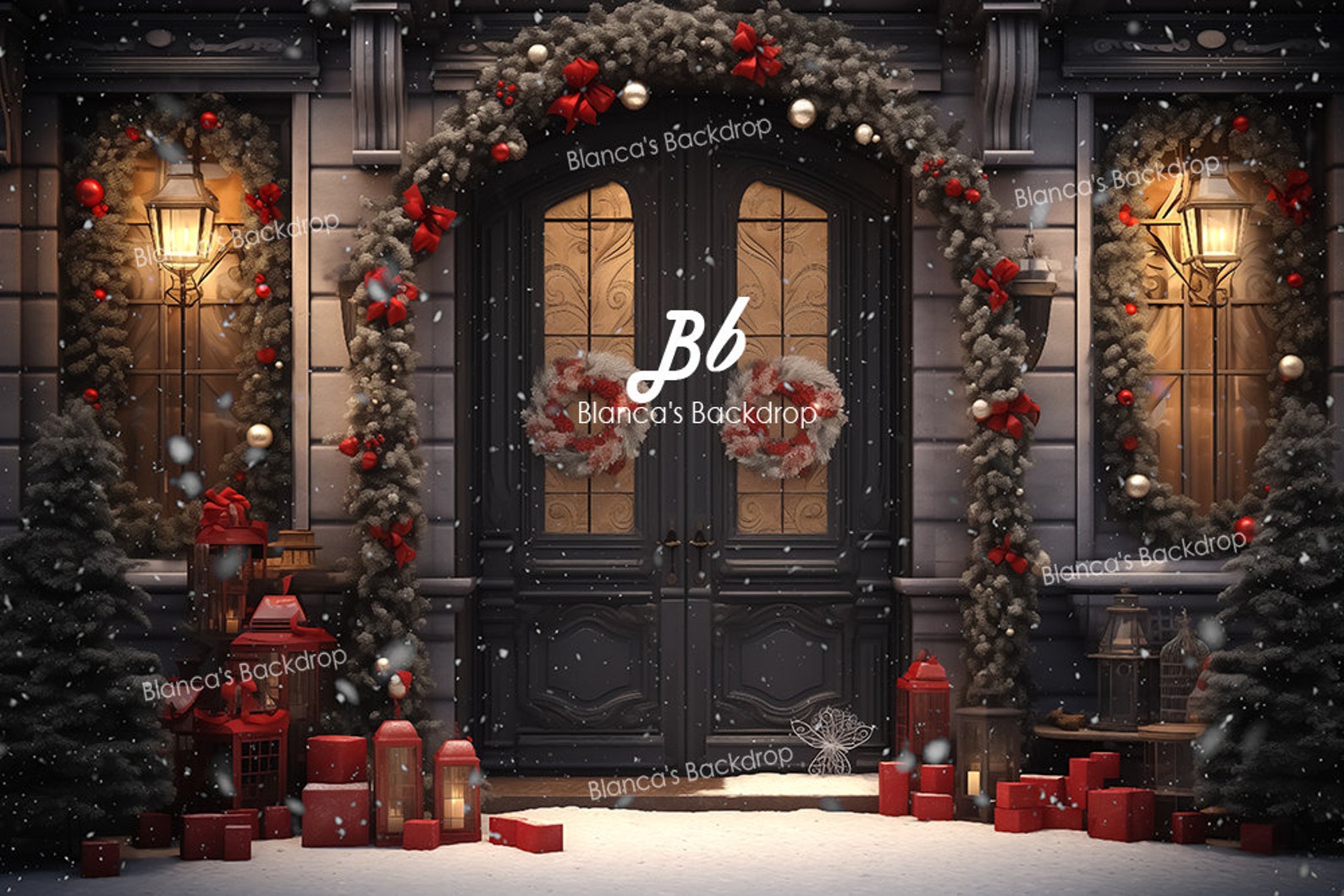 22 Fondos Digitales Navideños en HD, Telón Navidad 2023, Christmas ...