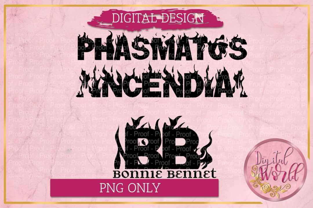 Bonnie Bennet Phasmatos Incendia Fire Spell SVG, the Vampire Diaries ...