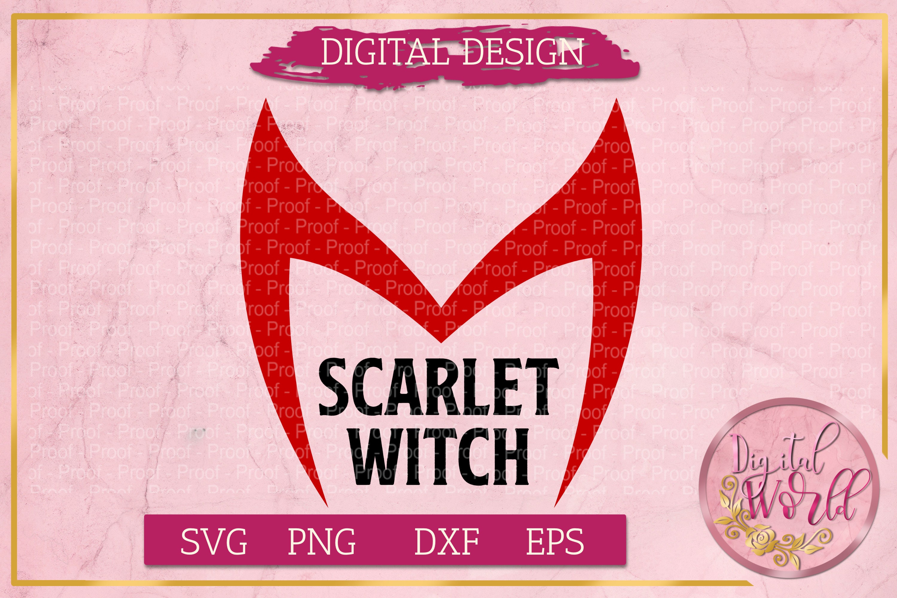 Scarlet Witch Logo SVG Marvel Svg Avengers Svg Png Eps | Etsy Australia