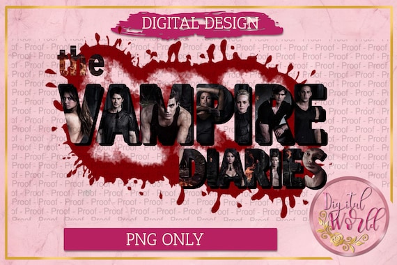 The Vampire Diaries PNG Damon Salvatore Png Stefan Salvatore | Etsy