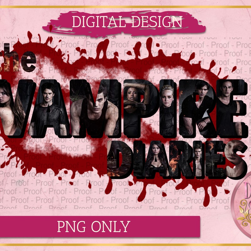 Vampire Diares Svg - Etsy