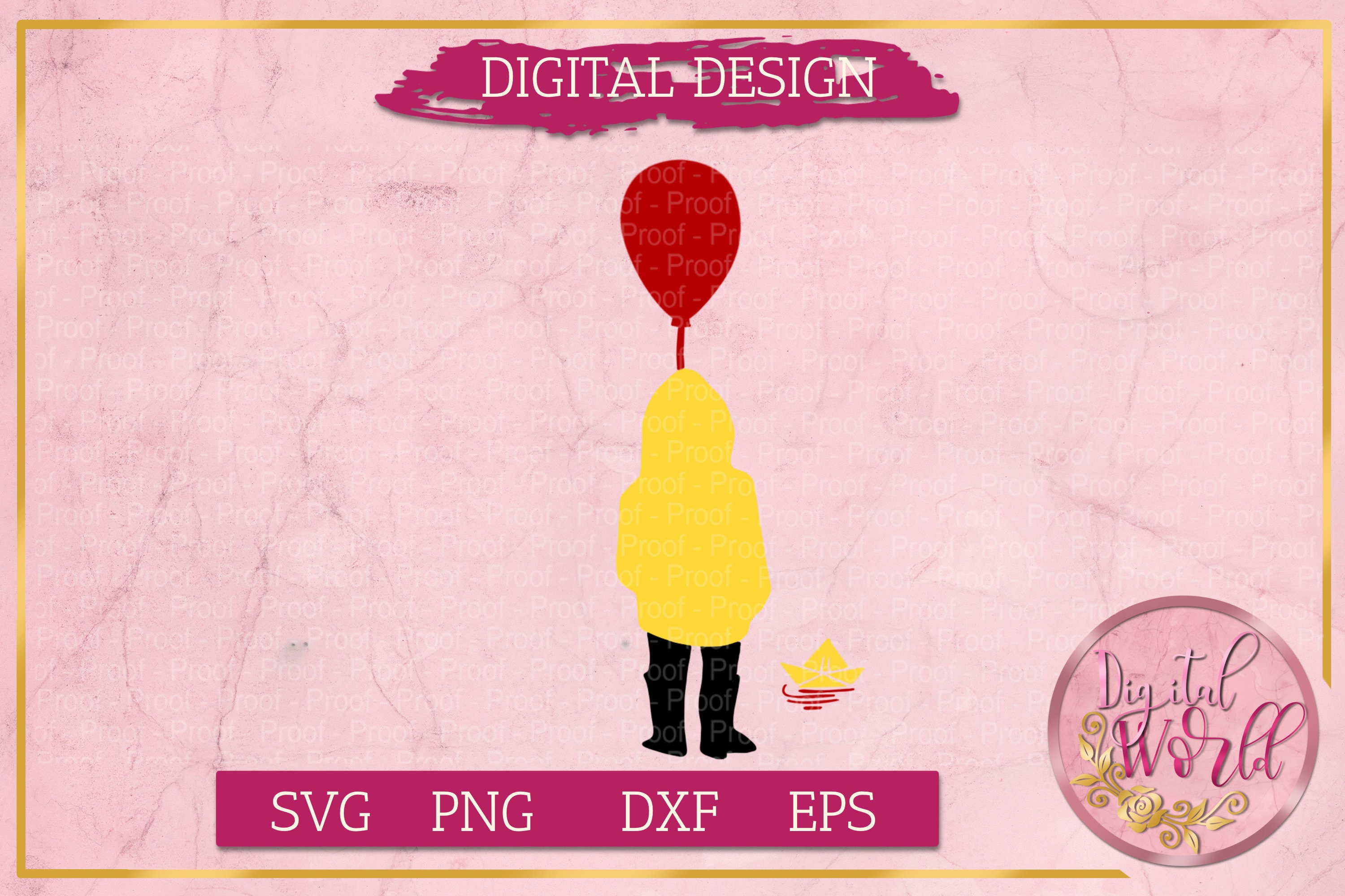 Georgie Svg, IT Movie Svg, Balloon, Halloween Svg, Horror, Pennywise ...