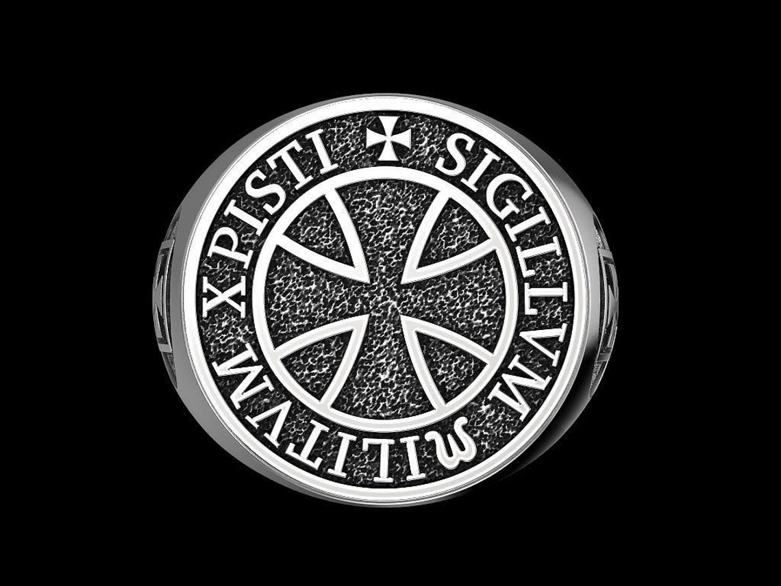 Knights Templar Ring Ring of Knights Templar Templar Ring - Etsy