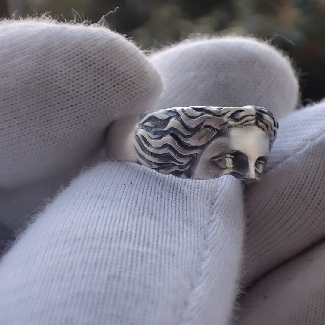 Venus Ring Goddess Venus silver ring Mythological jewelry - Etsy Portugal