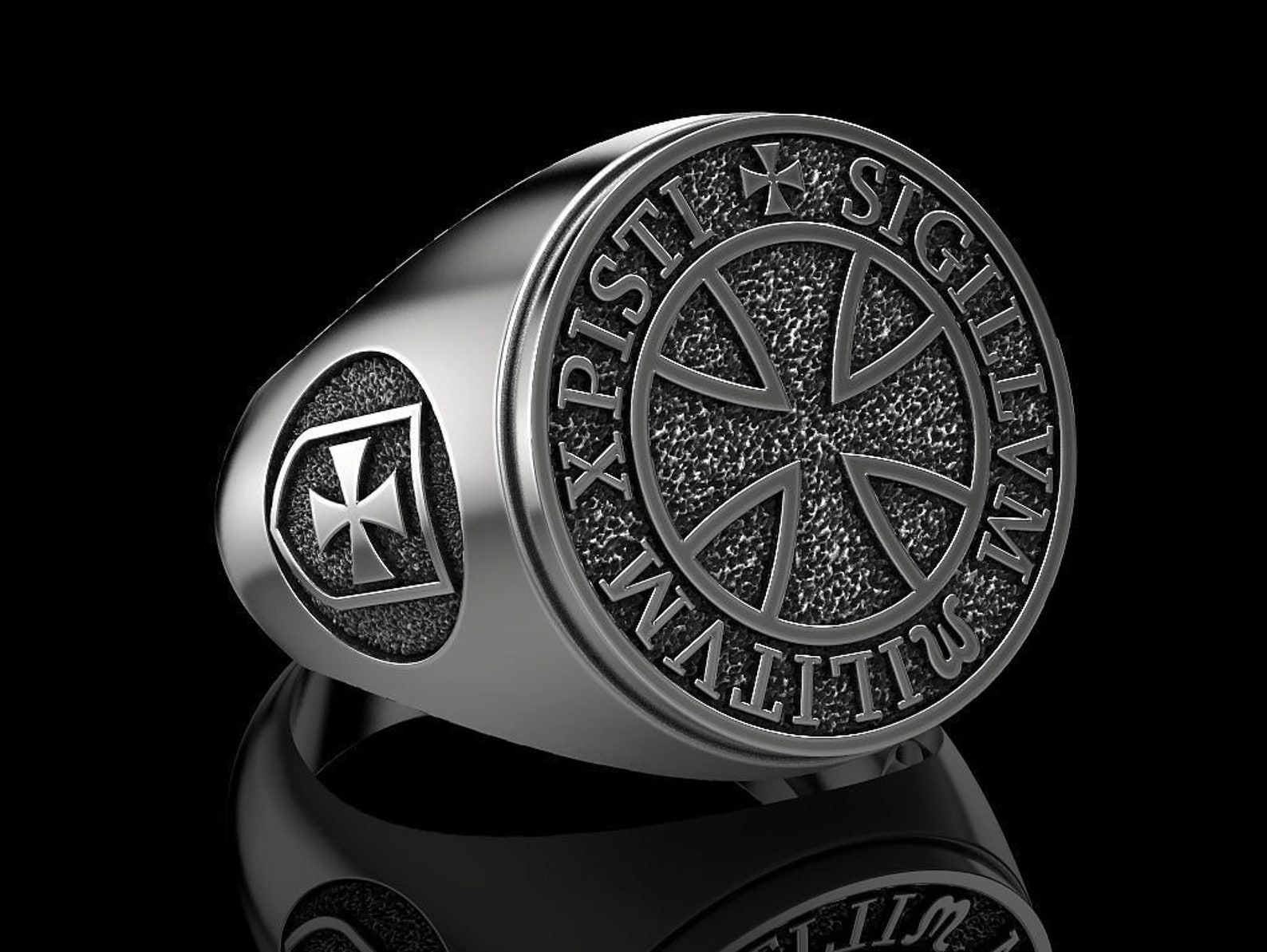 Knights Templar Ring Ring of Knights Templar Templar Ring - Etsy