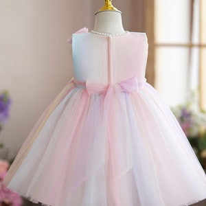 Girls Pastel Colors Dress Girls Rainbow Dress Girls Unicorn Color Dress ...