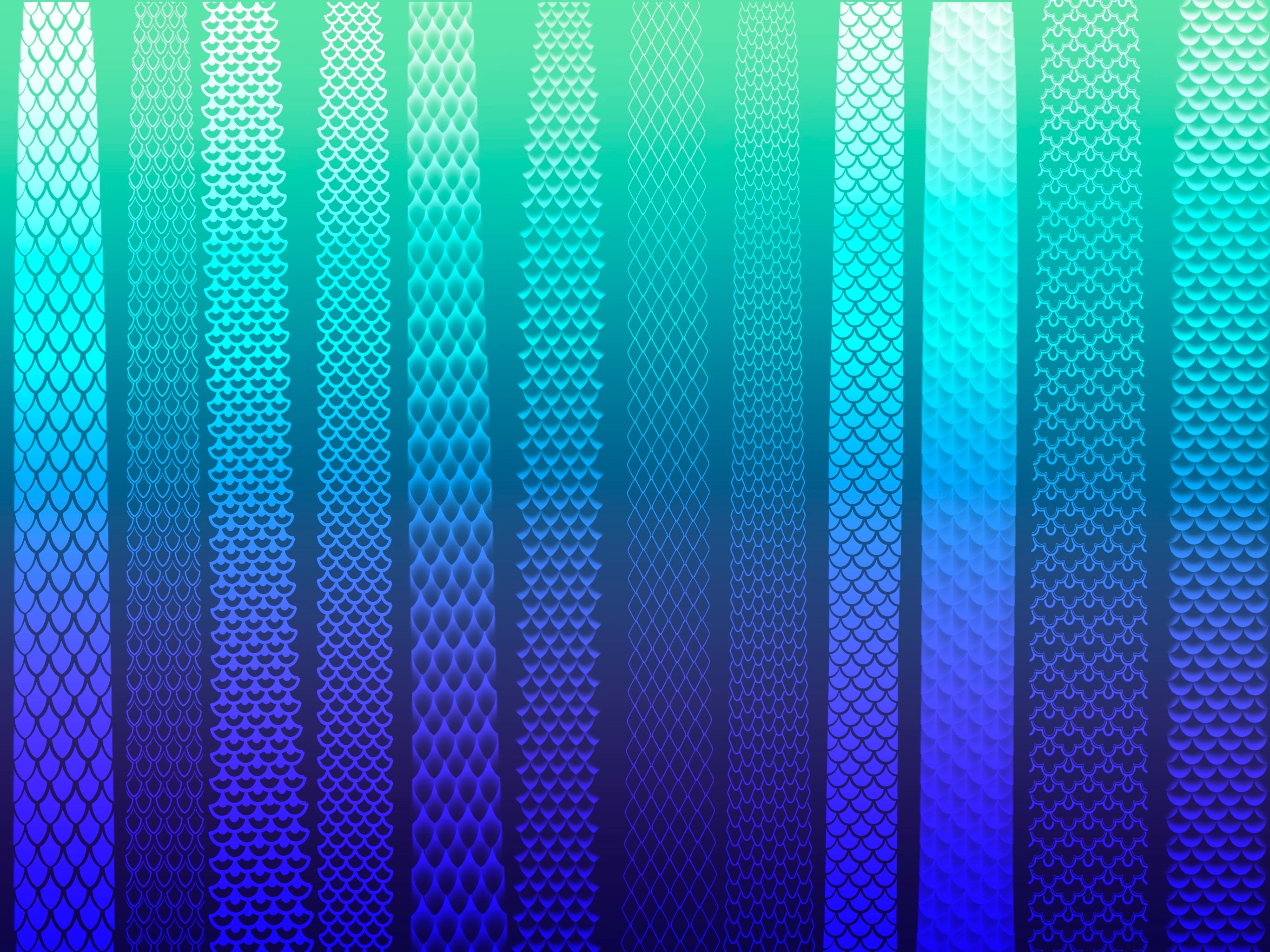 12 Scale Brushes for Procreate Procreate Design Tattoo Art - Etsy