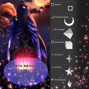 42 Glitter and Sparkle Bokeh Brushes for Procreate - Etsy