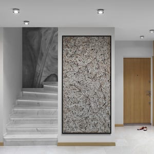 Jackson Pollock Style Soft Sand Handcrafted Abstract Expressionism Art ...