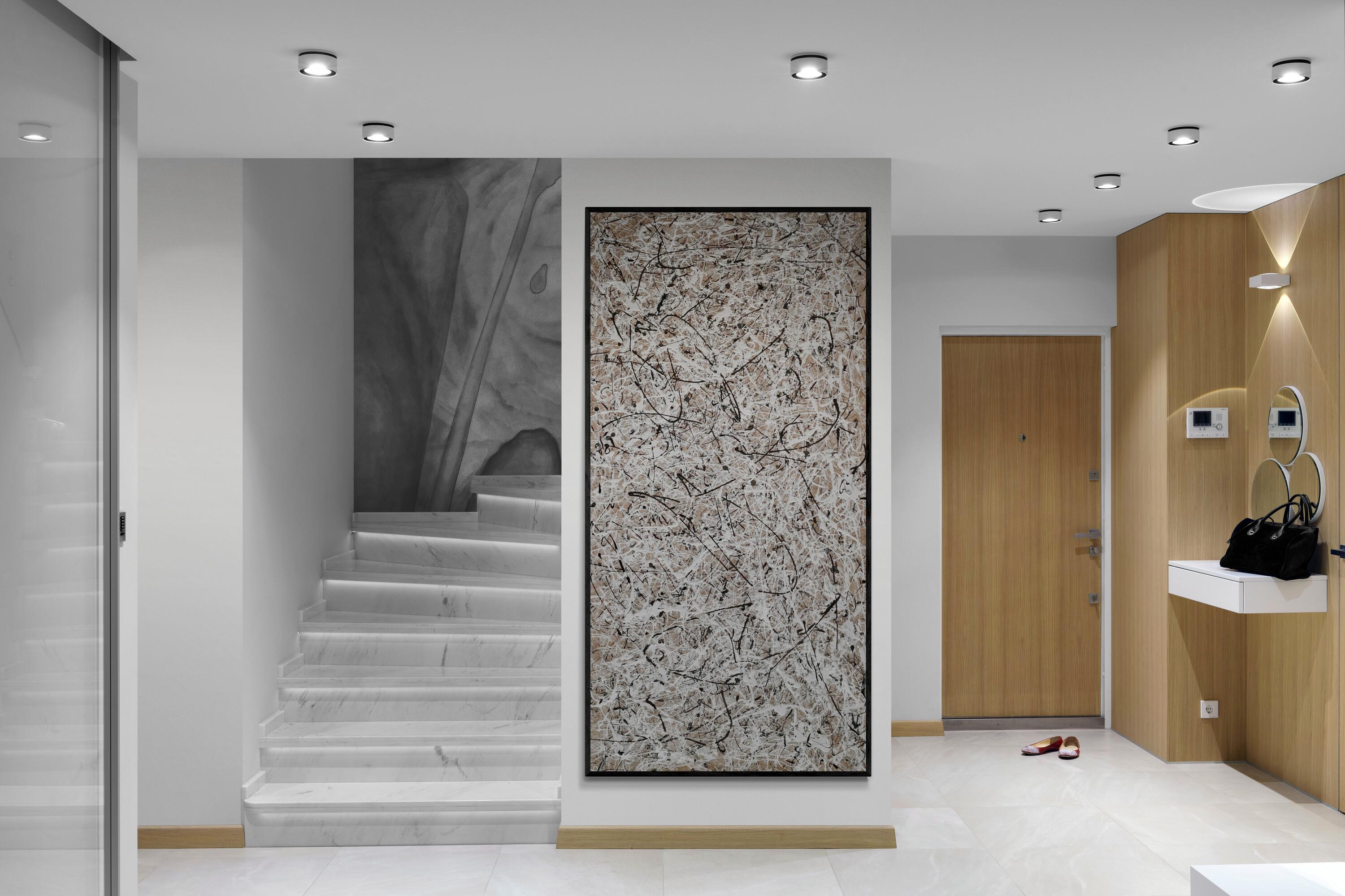 Jackson Pollock Style Soft Sand Handcrafted Abstract Expressionism Art ...