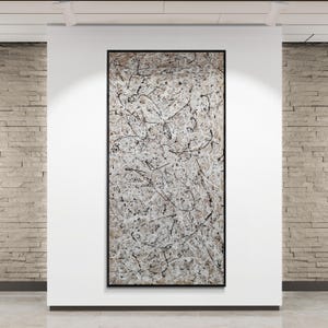 Jackson Pollock Style Soft Sand Handcrafted Abstract Expressionism Art ...