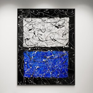 Unique Jackson Pollock & Rothko Inspired Abstract Art | Acrylic on ...
