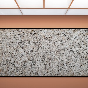 Jackson Pollock Style Soft Sand Handcrafted Abstract Expressionism Art ...