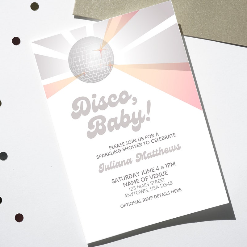 Disco Baby Shower - Etsy